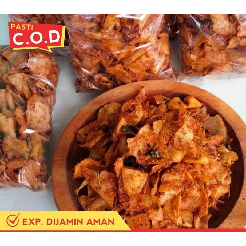 Spicy Cassava Chips Orange Leaves 250 Grams Cryptoset Devil's Chips ...