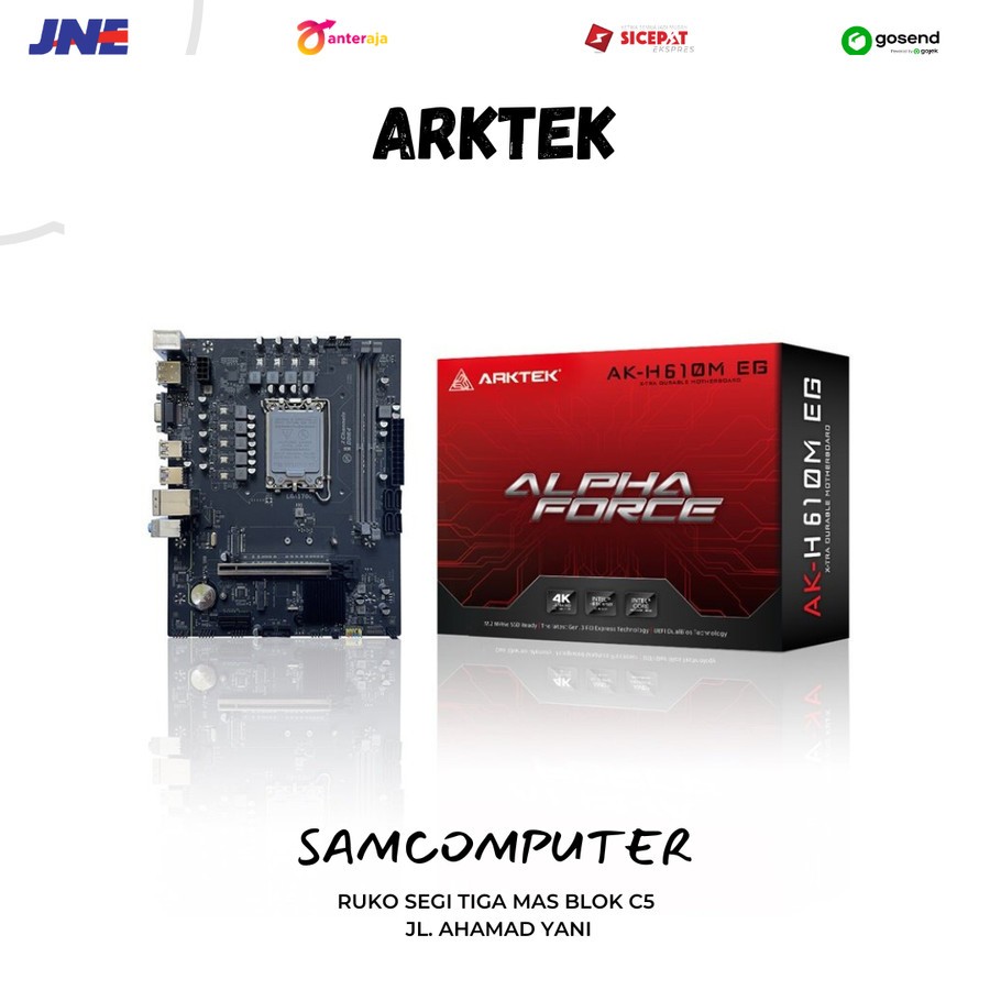 Arktek H61M EL/H61M Intel LGA 1155 Support Nvme | Shopee Malaysia