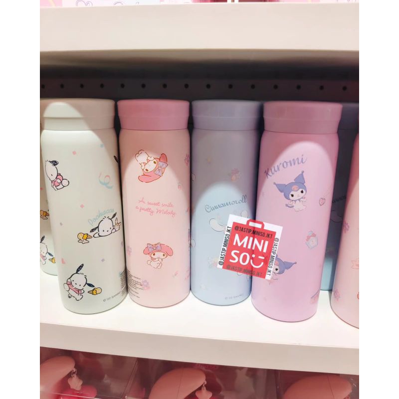 TERMOS MINISO x SANRIO Thermos Drinking Bottle / Vacuum Flash Sanrio ...