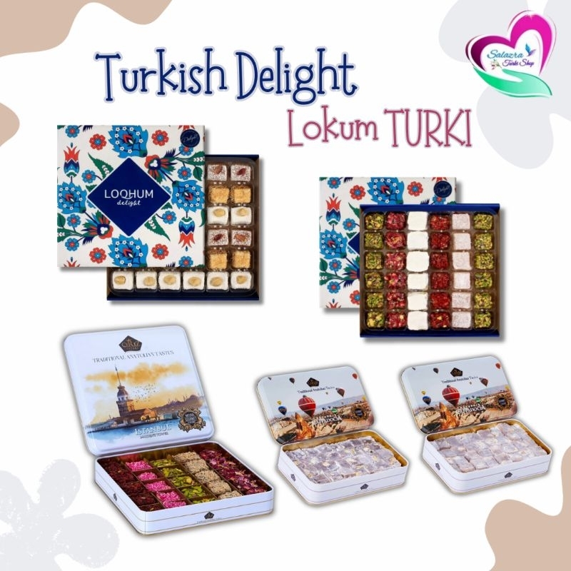 Turkish delight Lokum Pistachio | Lourk of Sultan | Mix Lokum | Shopee ...