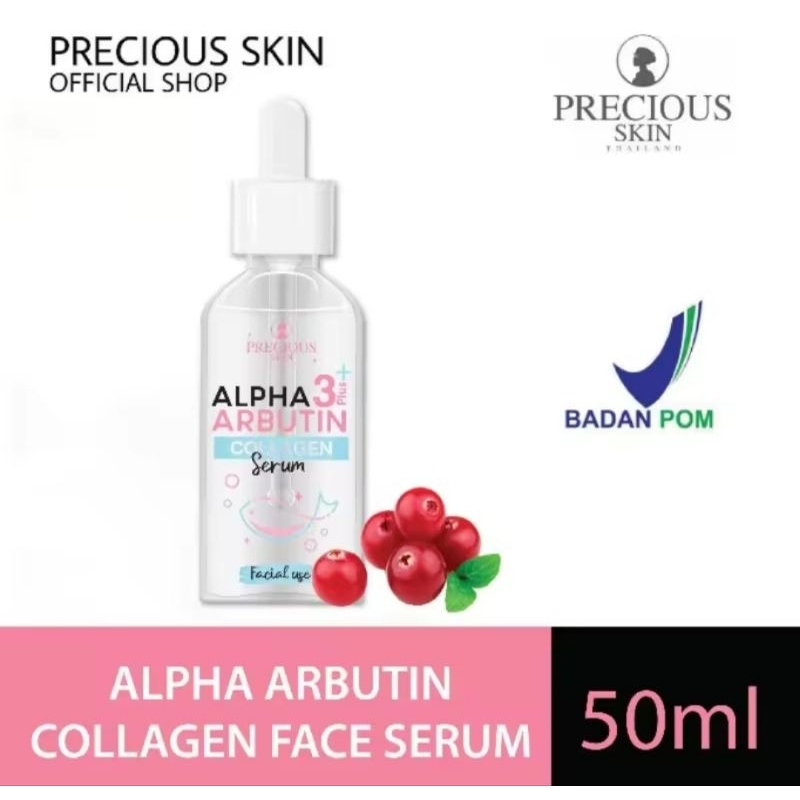 Precious Skin Thailand Alpha Arbutin 3 Plus Face Serum Collagen Glow ...
