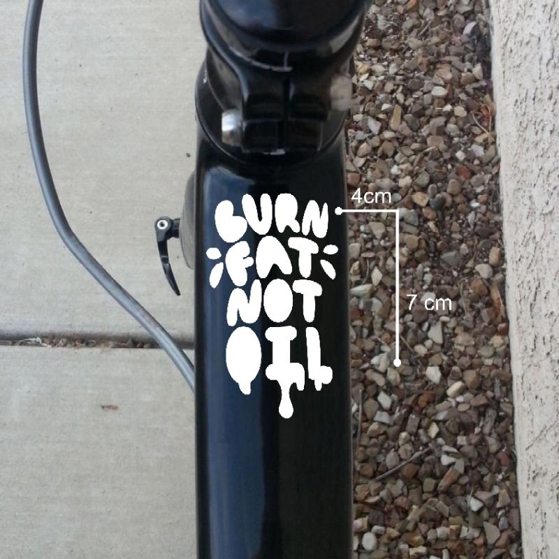 Sticker cutting frame top tube MTB Mountain Bike | Shopee Malaysia