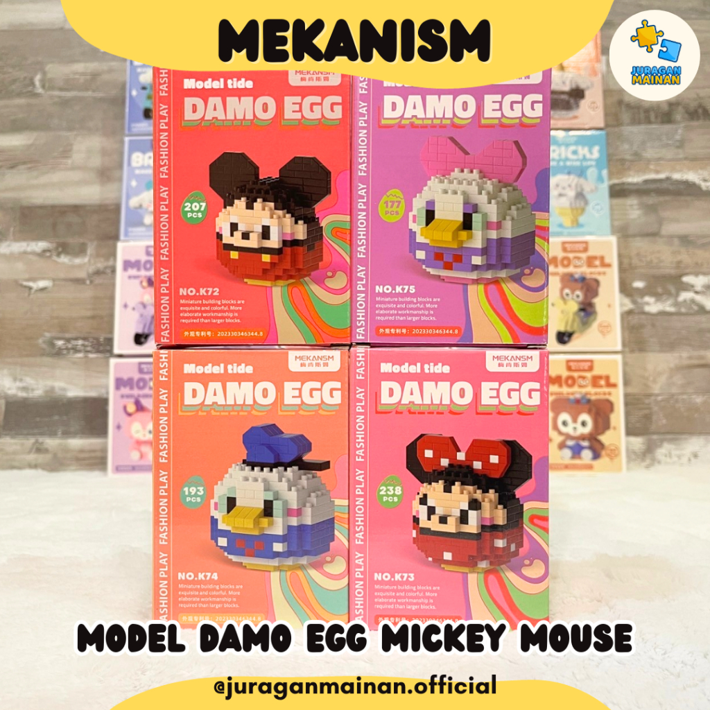 Mechanicalsm DAMO EGG Bricks Disney Characters - Cute Children's ...