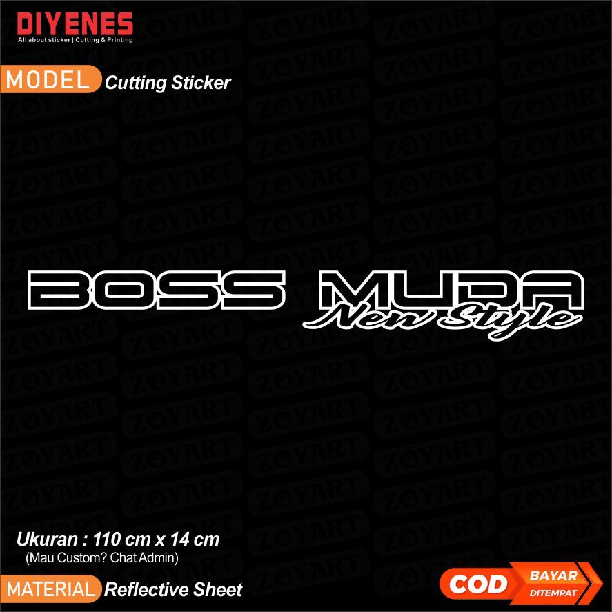 New Style Young Boss Sticker, Young Boss Sticker, Truck Sticker, Car ...