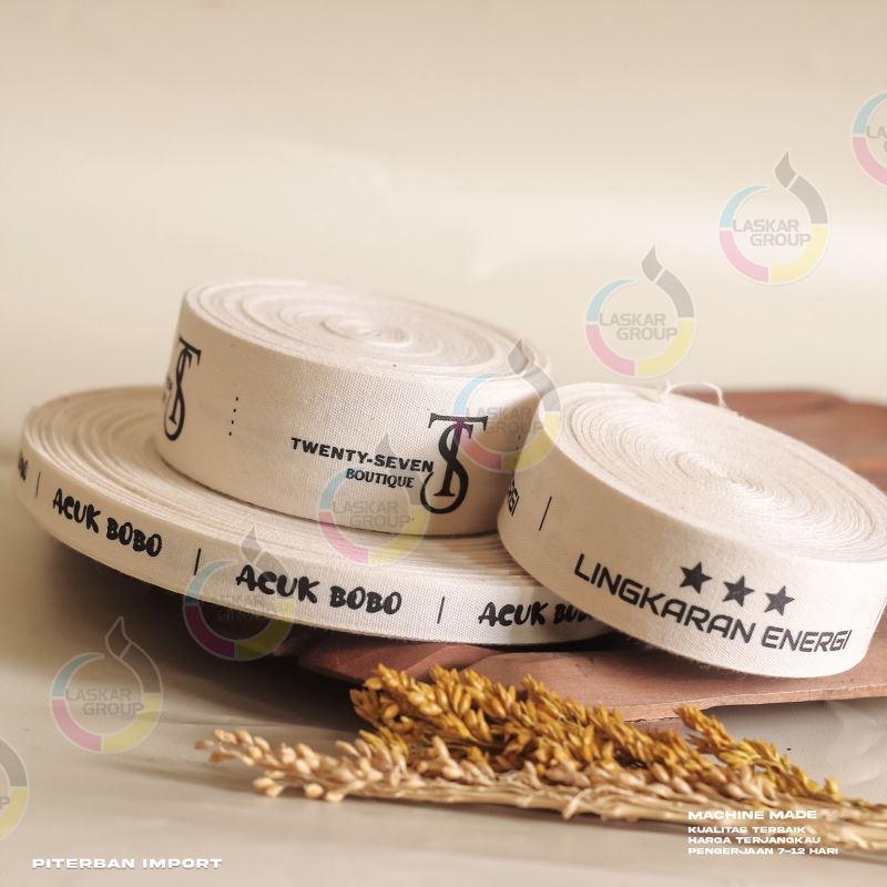 KATUN Custom clothing labels, custom cotton labels, roll cotton labels ...