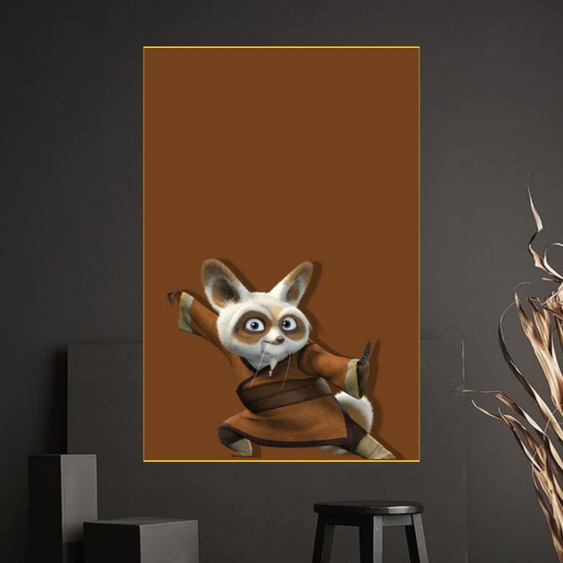 Kung Fu panda "master shifu" poster UK 21x30 Laminate | Shopee Malaysia
