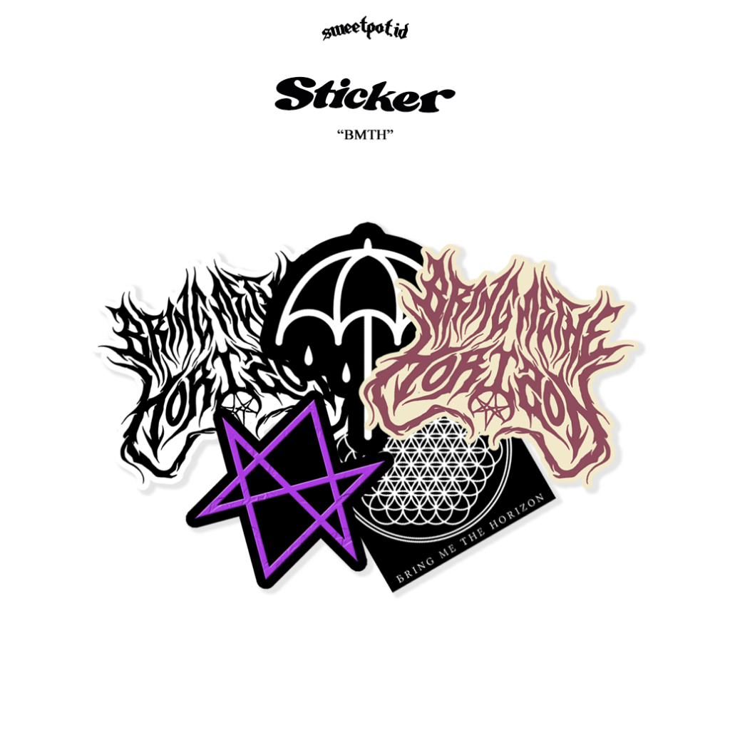 BMT STICKER / BRING ME THE HORIZON / HELMET STICKER / GRAIN STICKER ...