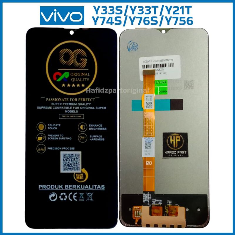 Lcd Touchscreen Vivo Y31 / Y33S / Y51 2020 / Y51A / Y53S / Y55S/Y56 5G ...