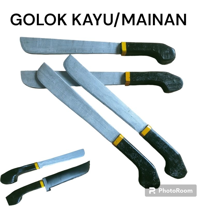 KAYU Wooden Machete Machete Children's Toy Machete PENCAK SILAT ...