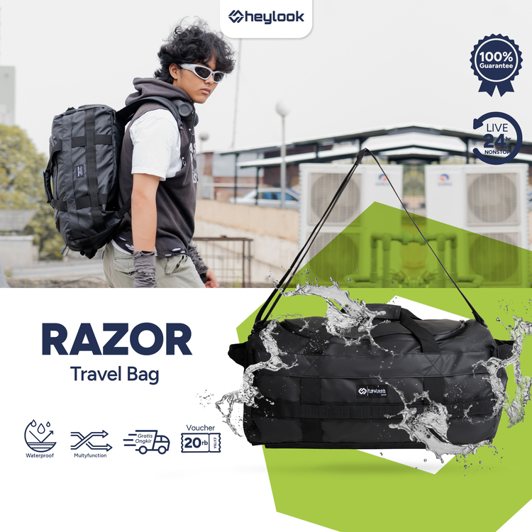 Heylook Official - Gymsack Waterproof RAZOR Gym Bag Sports Bag Duffle ...
