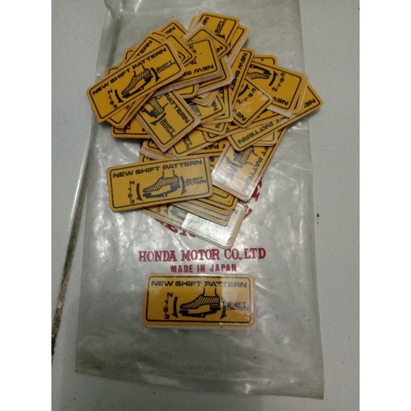 Honda c70 c700 c800 gear shift sticker | Shopee Malaysia