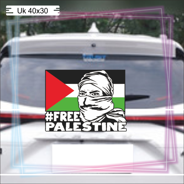 Free PALESTINE STICKER CAR GLASS PALESTINE FLAG STICKER FREE PALESTINE ...