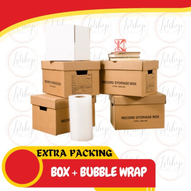Extra Packing Bubble Wrap Cardboard Shopee Malaysia