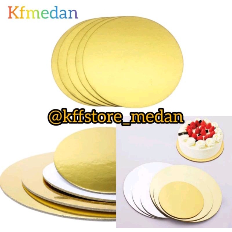 Hard Board/Cakeboard/Cakeboard/Round Cake Mat 28cm (per pcs) | Shopee ...