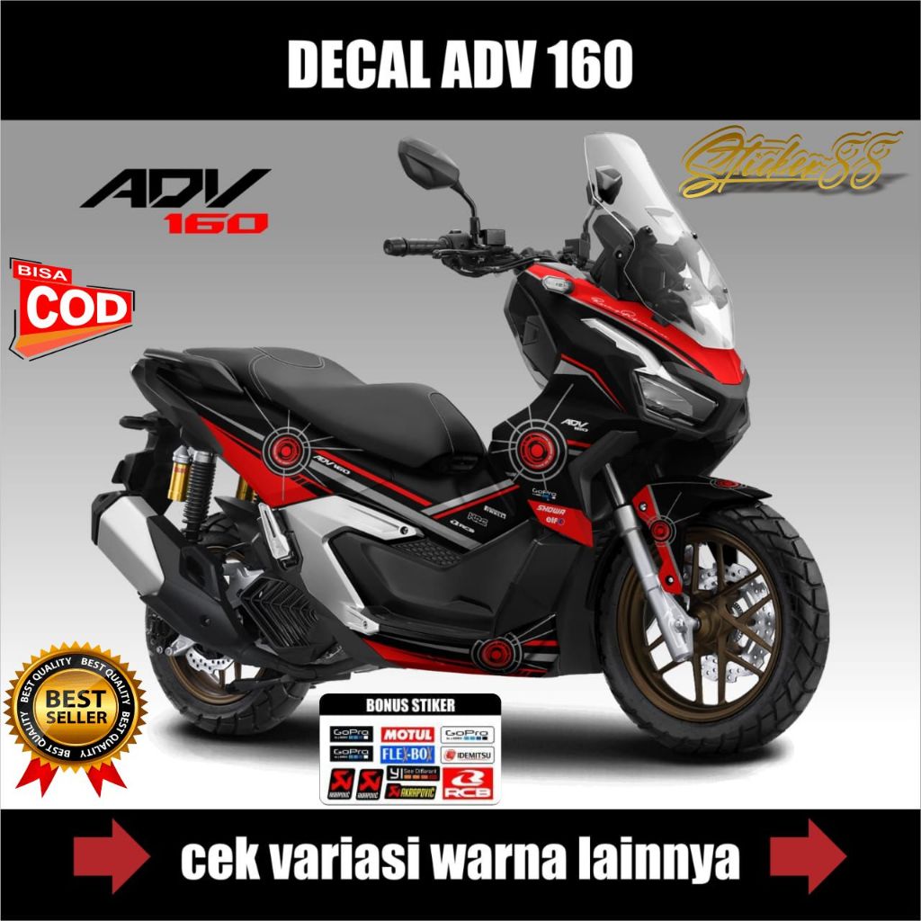 Adv 160 DECAL STICKER - FULLBODY DECAL STICKER ADV NEW 160 GRAFIST ...