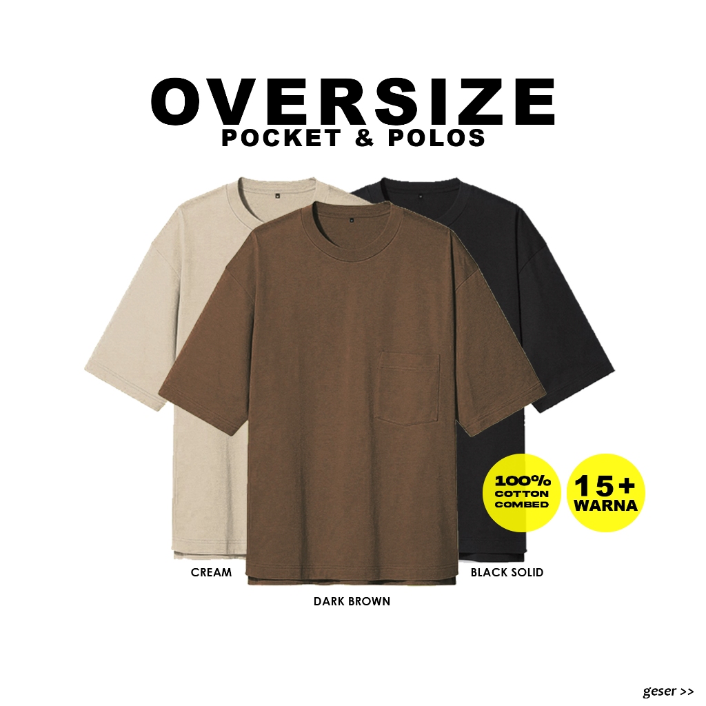 Pocket Men's Oversized T-shirt | Men's Pocket Oversized Plain T-Shirt ...