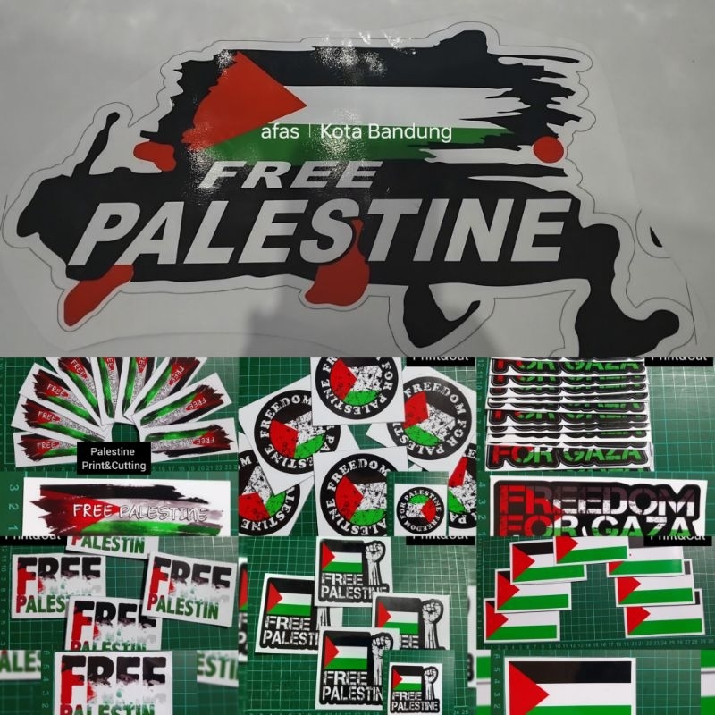 Sticker SAVE PALESTINE SAVE GAZA FRE PALESTINE FLAG PALESTINE | Shopee ...