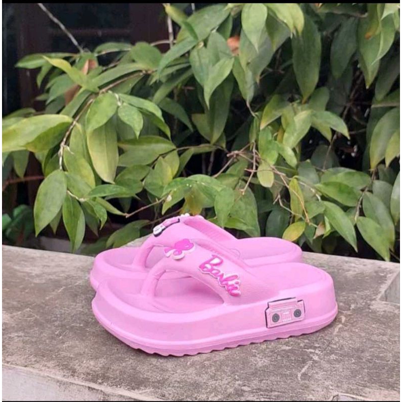 Barbie girls' flip-flops, newest women's sandals, light rubber sandals ...