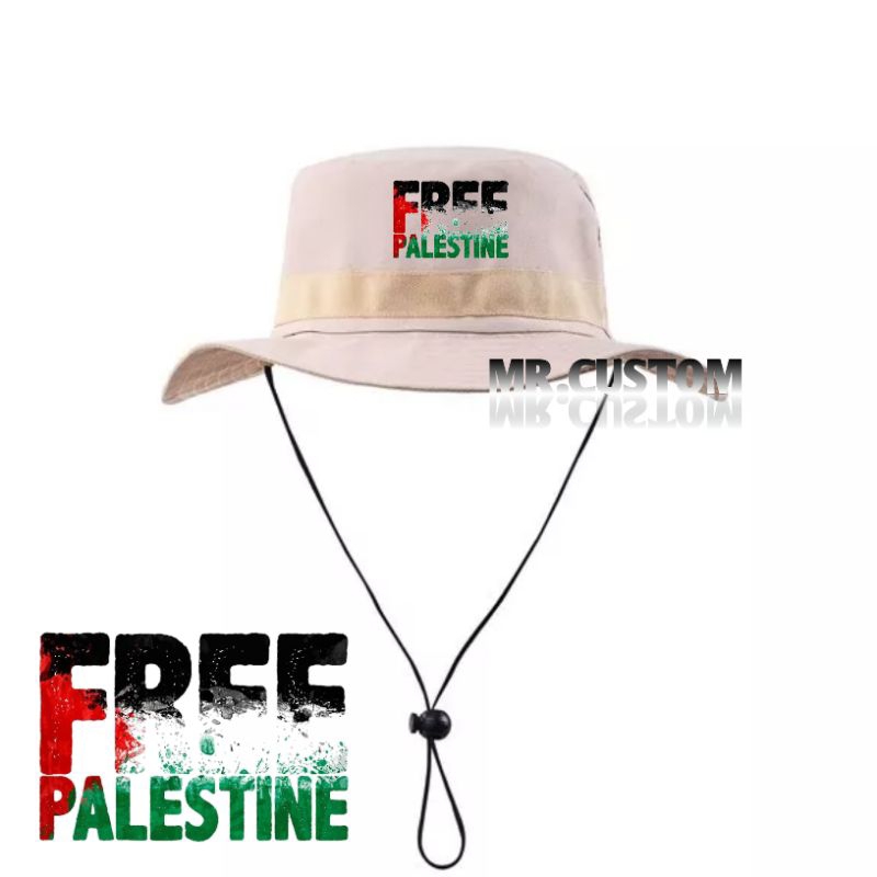 Free Palestine Adventure Jungle Hat - Save Palestine Mountain Hat ...