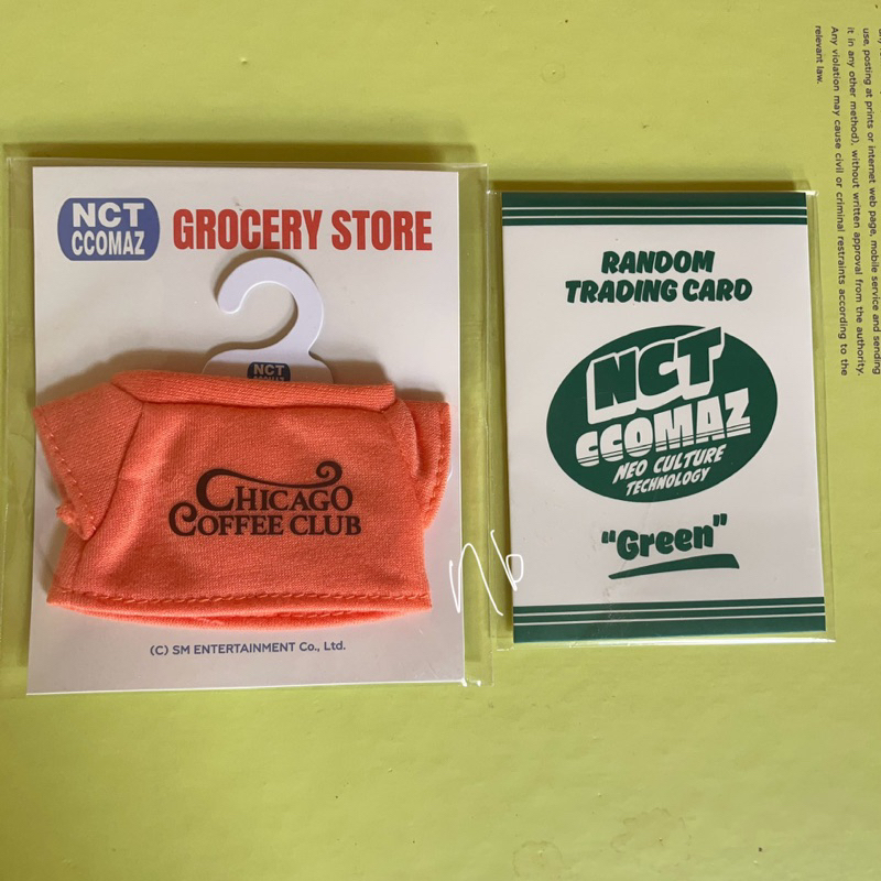 Sealed] NCT Ccomaz Grocery Store Random TC Trading Card Green & Johnny ...