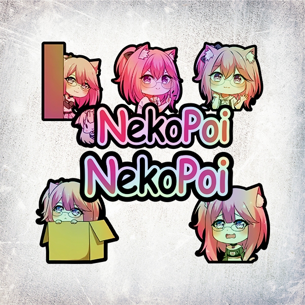 Nekopoi ANIME HOLOGRAM STICKER | Shopee Malaysia