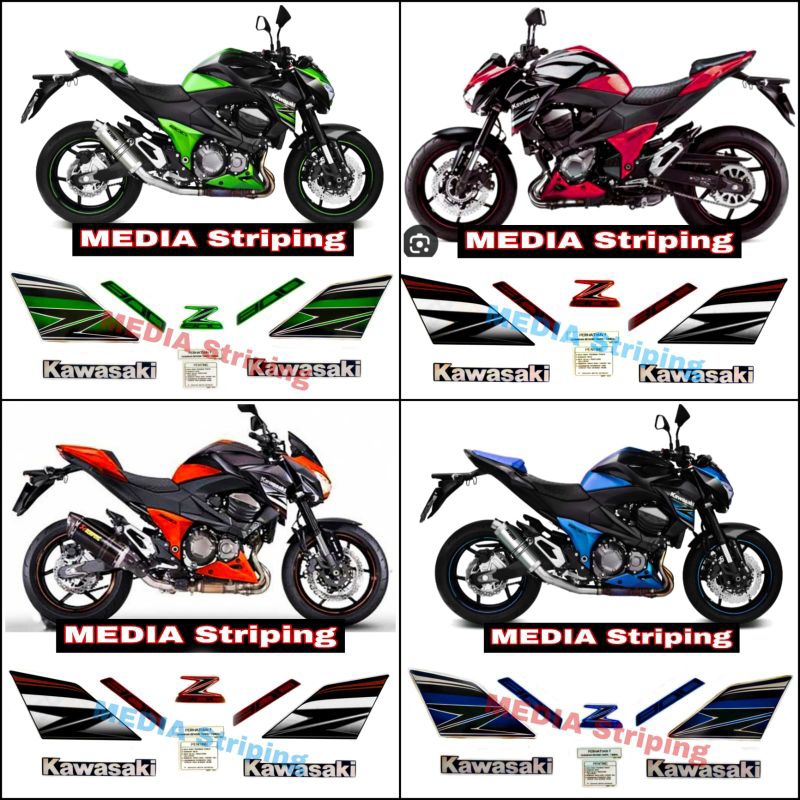 Kawasaki Z800 Striping Sticker (Good Quality) | Shopee Malaysia