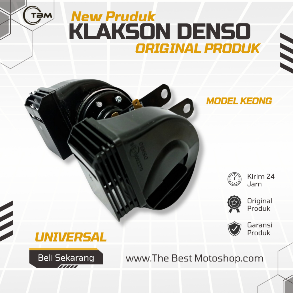 Denso Conch Horn DENSO Horn Conch Horn Motorcycle Horn And RELAY BOSH ...