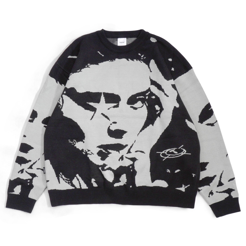 Heyfreak Knit Crewneck Faces | Shopee Malaysia