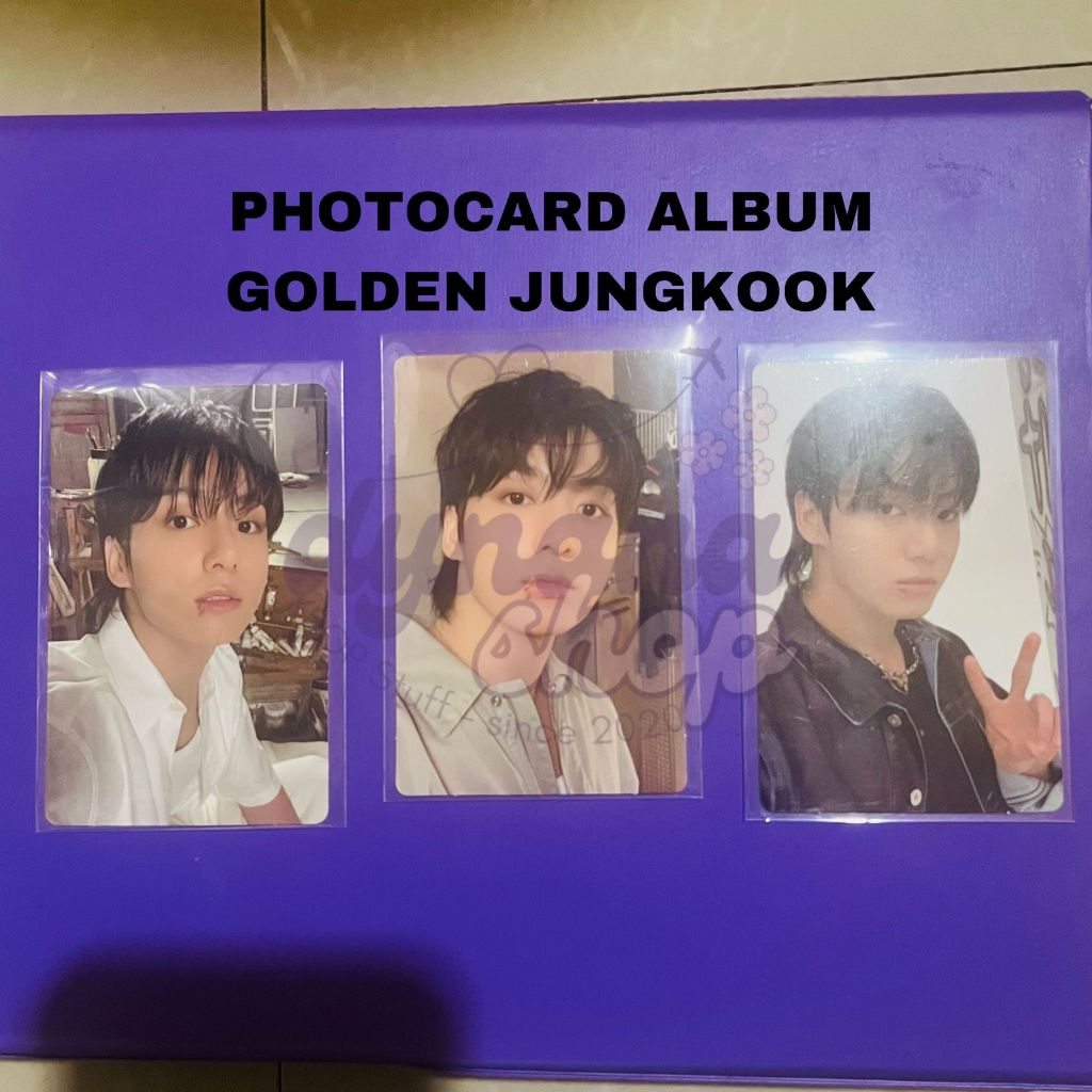 Bts JUNGKOOK OFFICIAL PHOTOCARD PC JK ALBUM GOLDEN | Shopee Malaysia