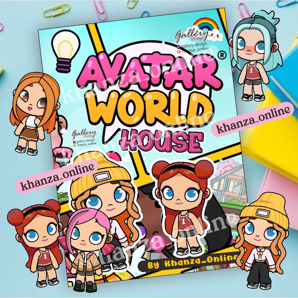 AVATAR WORLD HOME QUIET BOOK PAPERDOLS HOME Children's Toys ...