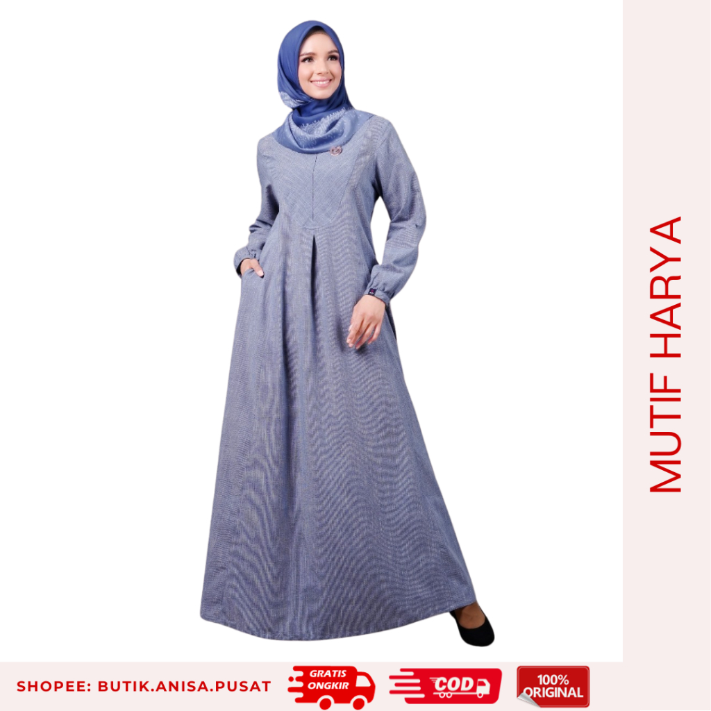 Mutif GAMIS HARYA HEAVEN BLUE | Shopee Malaysia