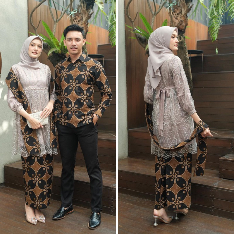 Ready JUMBO Batik Couple Kebaya Modern Kebaya Fiance Application For ...