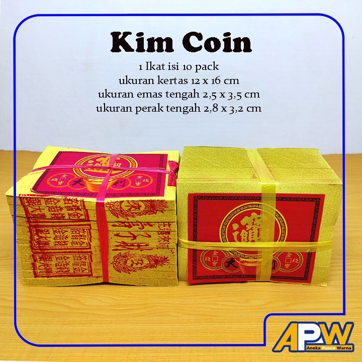 Gold / Silver Kim Coin Prayer Paper | Shopee Malaysia