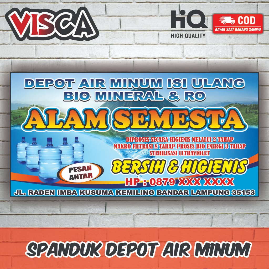 Print Mineral Water Refill Water Depot Banner Banner | Shopee Malaysia