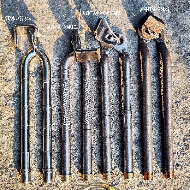 Long Begel CB, full stainless and full raw iron, set of iron brass ...