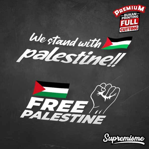 Palestine Flag Sticker / We Stand Palestine Sticker / Save Palestine ...