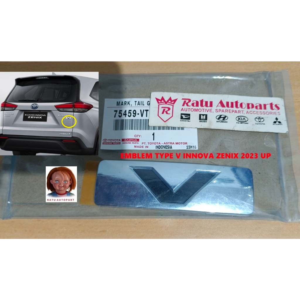 Innova Zenix Type V Emblem 2023 Up | Shopee Malaysia