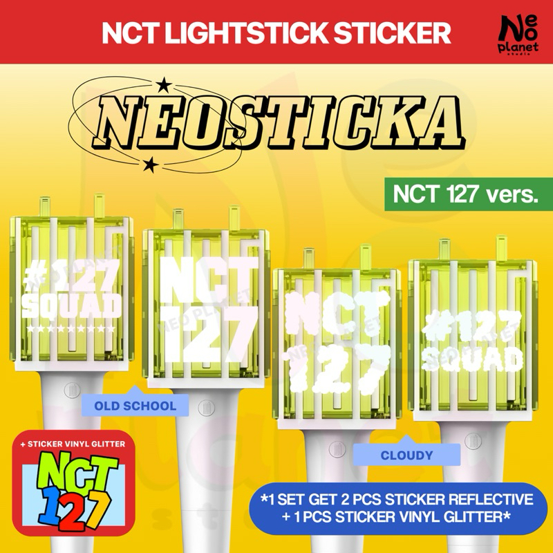 [neoplanet] Neosticka STICKER LIGHTSTICK NEOBONG GROUP NCT 127 DREAM ...