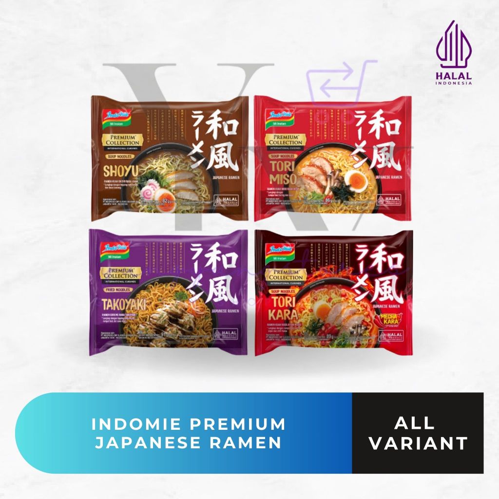 Indomie Premium Collection Japanese Ramen Shoyu/Takoyaki/Tori Miso/Tori Kara | Shopee Malaysia
