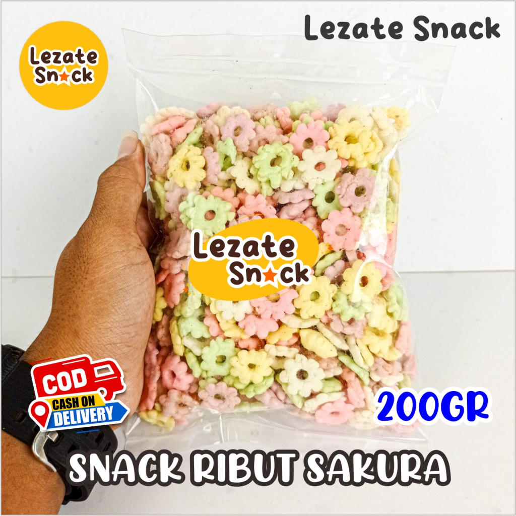 Noisy Snack 200GR Delicious Crispy/Pilus Sakura Colorful Old School ...