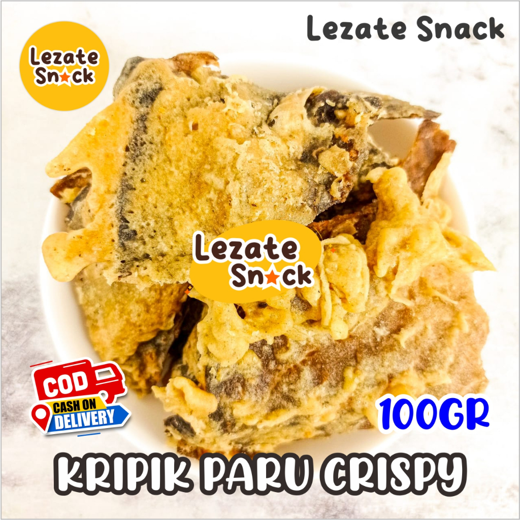 Krispy Beef Lung Chips Original Solo 100gr Delicious Crispy/Beef Lung ...