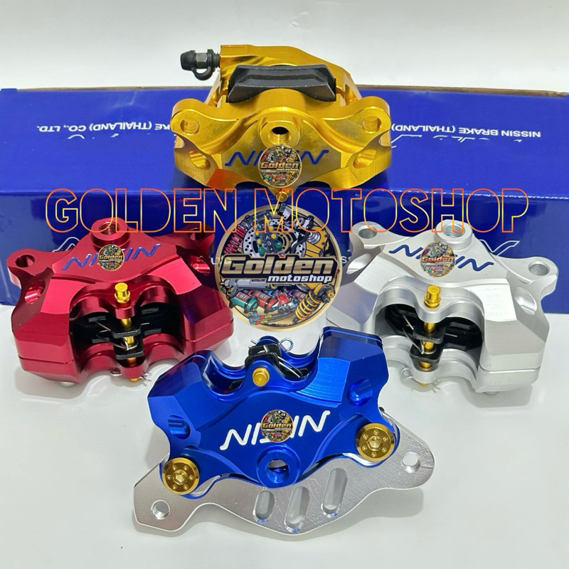 2 Piston Calipers + PCX 150 160 REAR Brekets, standard disc use ...