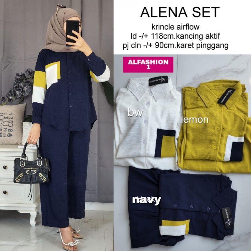 New ALENA SET POLOS CRINKLE AIRFLOW LD 115 // ALENA SET // ALENA SET ...