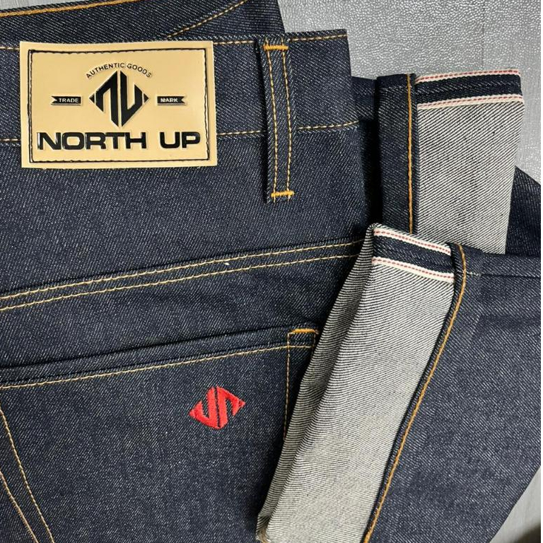 North UP - Blue Alaska - 17oz Unsanforized Denim Selvedge Accent Deep ...