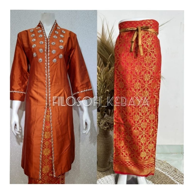 Women's Suits // taffeta Sequin Brackets kebaya Suits // Muslim Women's ...