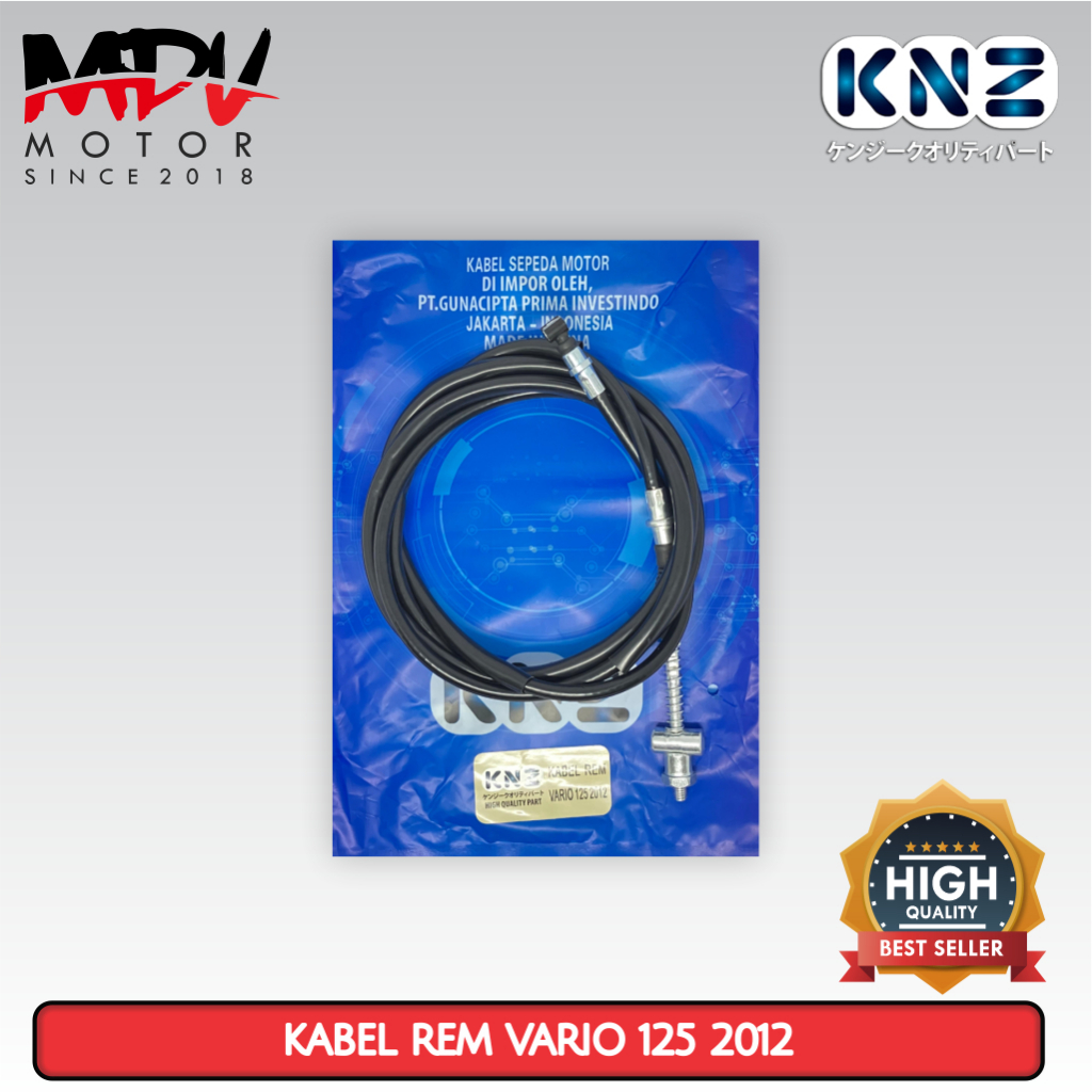 Vario 125 2012 Brake Strap Cable (KNZ) | Shopee Malaysia