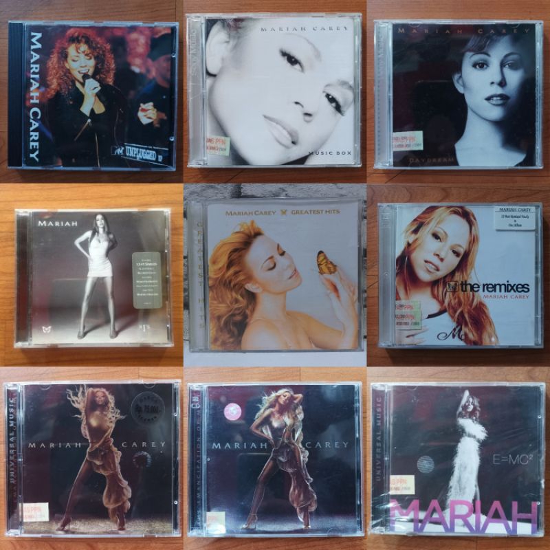 CD Mariah Carey MTV Unplugged Music Box Daydream 1's Greatest Hits 2 ...
