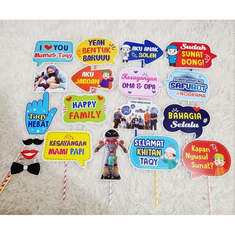 Acc Photobooth Circumcision Custom/ Photobooth Props Circumcision ...