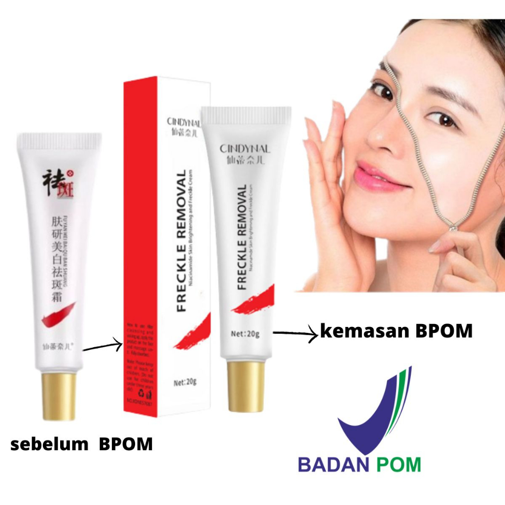 HITAM PUTIH Cindynal Cream 20gr Ointment for Stubborn Black Spots on ...