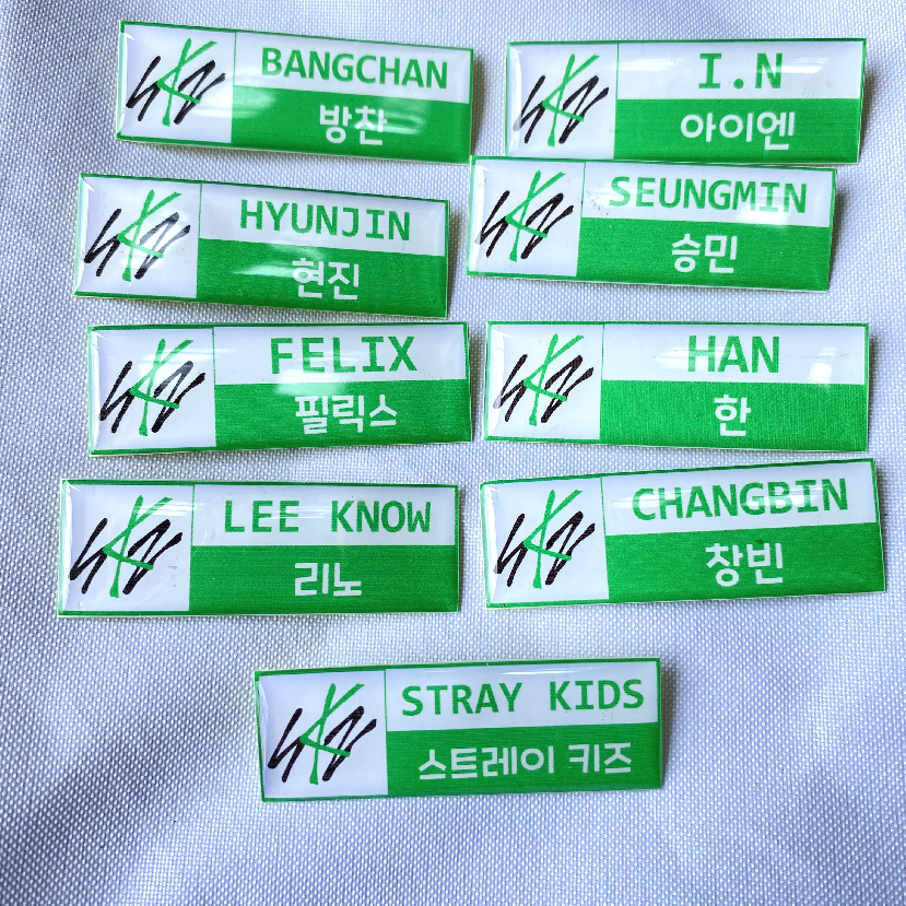 STRAY KIDS NAME TAG SKZ PIN / STRAY KIDS BROOCH | Shopee Malaysia